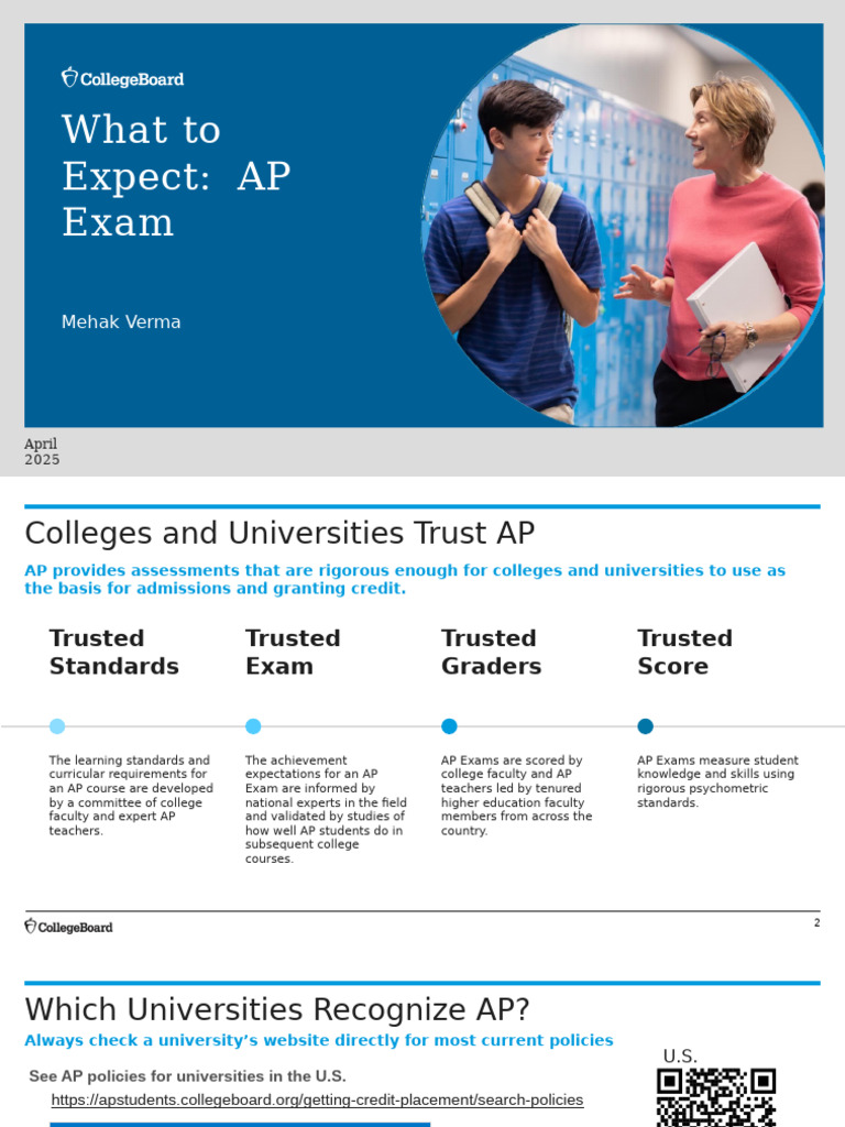 Students-What To Expect During Your First AP Exams | PDF | Advanced ...