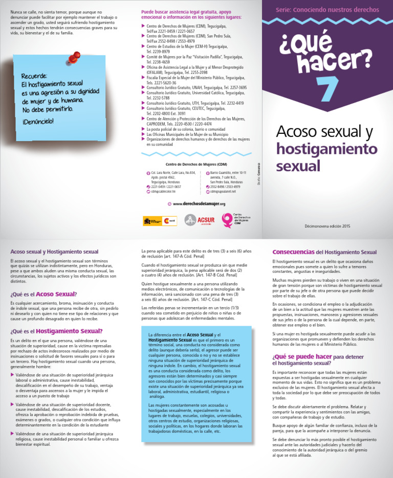 7 Acoso Sexual | PDF | Acoso | Acoso sexual