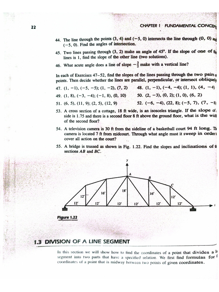 Division of Line Segment | PDF