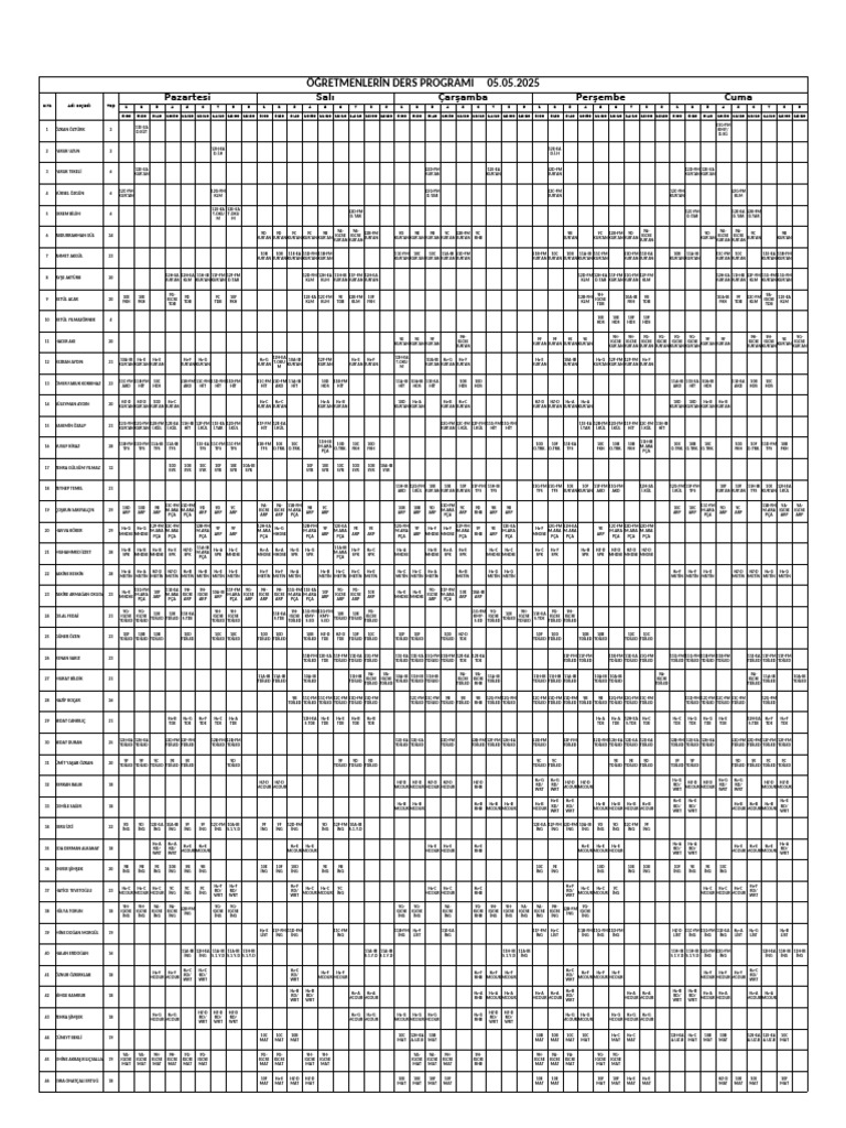 2024-2025-Ders Programi-9 | PDF