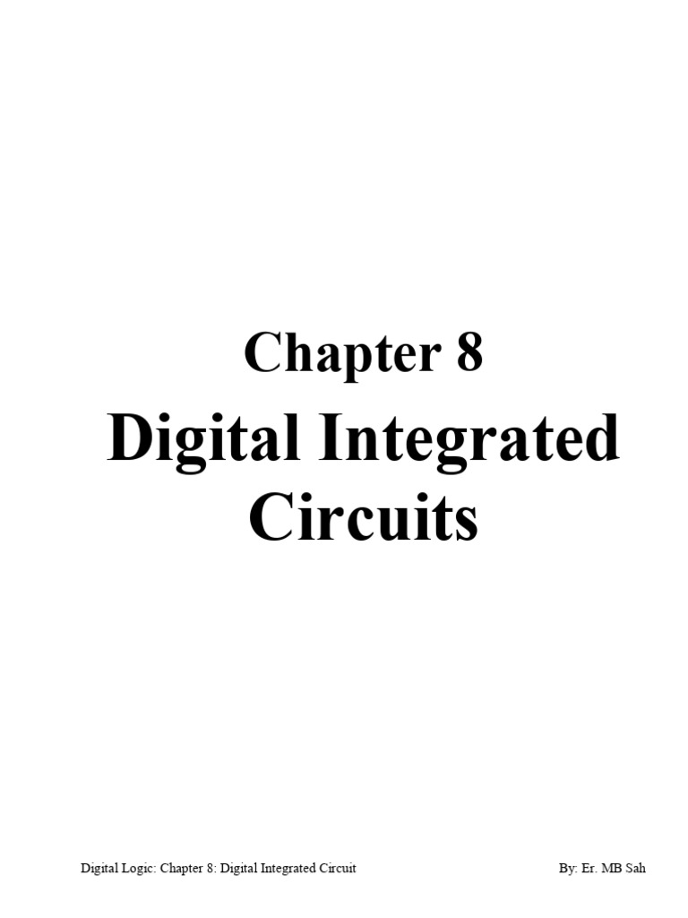 Digital Integrated Circuits Overview | PDF | Cmos | Mosfet