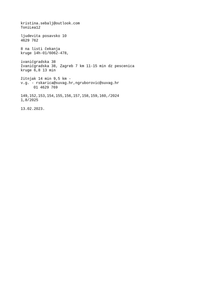 Kontakti Suvag | PDF