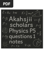 A2 Physics Paper 5 Experiment Notes | PDF | Capacitor | Microphone