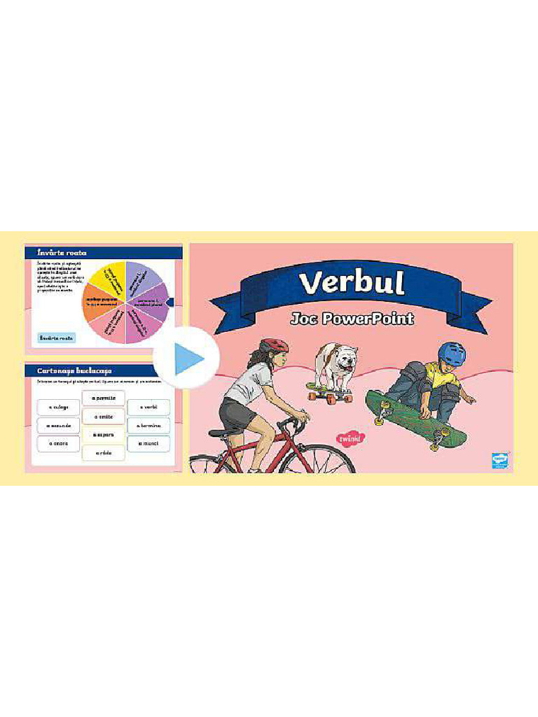 Ro2 LLR 78 Verbul Joc Powerpoint - Ver - 4 | PDF