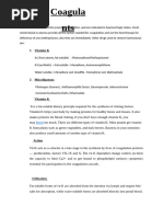 Coagulation Factor Half-Lives Overview | PDF | Coagulation | Blood Proteins