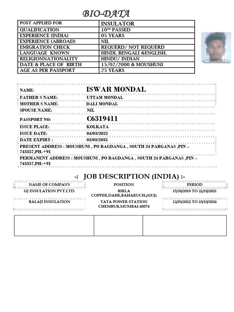 Iswar Mondal J | PDF