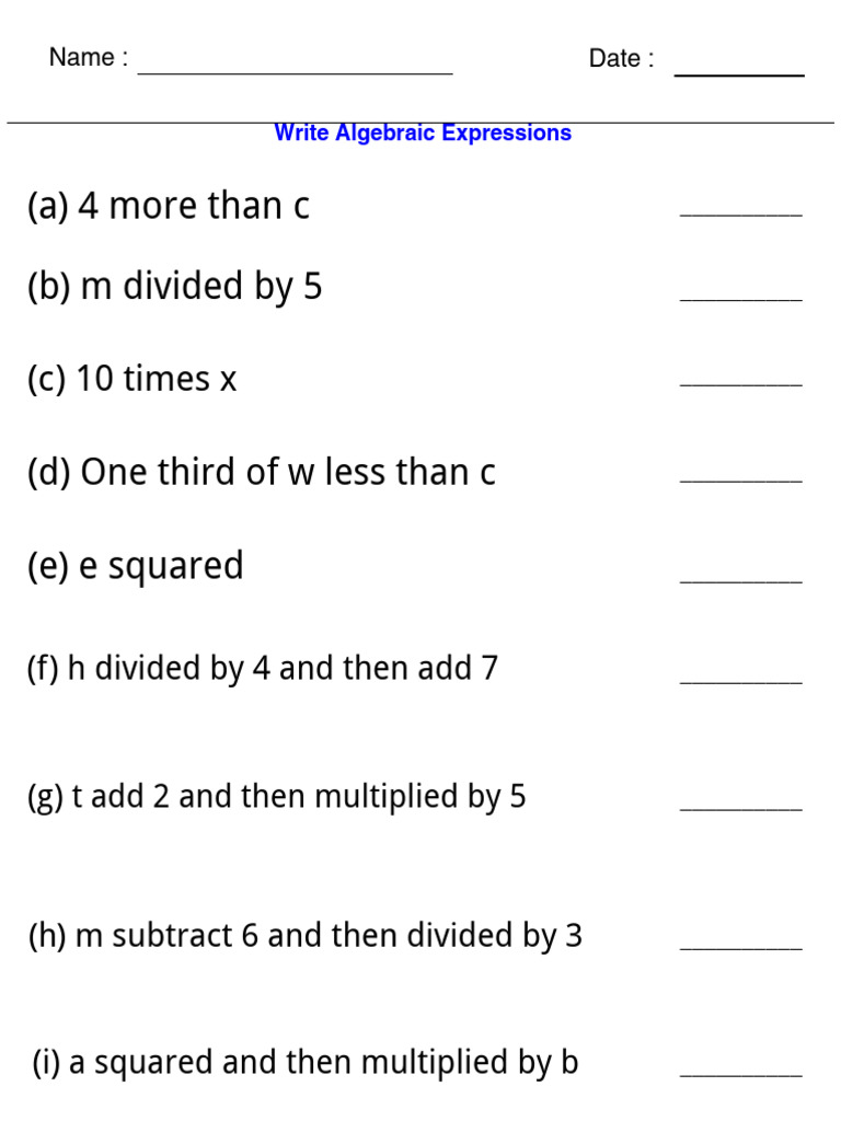 01-05-2025 Year 9 Algebra Worksheet | PDF