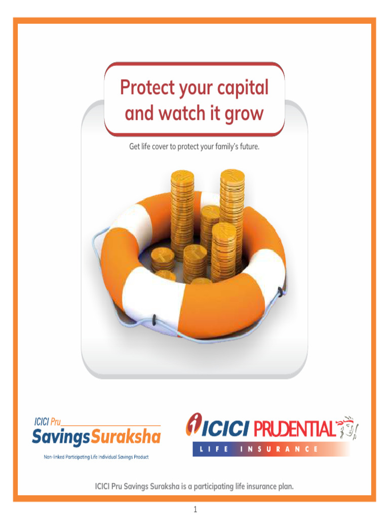 ICICI Pru Savings Suraksha Overview | PDF | Insurance | Interest