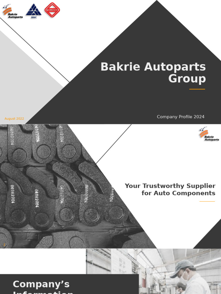 Bakrie Autoparts Company Profile 2024 | PDF | Foundry | Automotive Industry