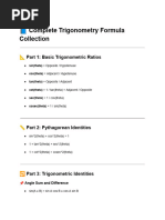 Trigonometry Formulas Class 11 12 | PDF