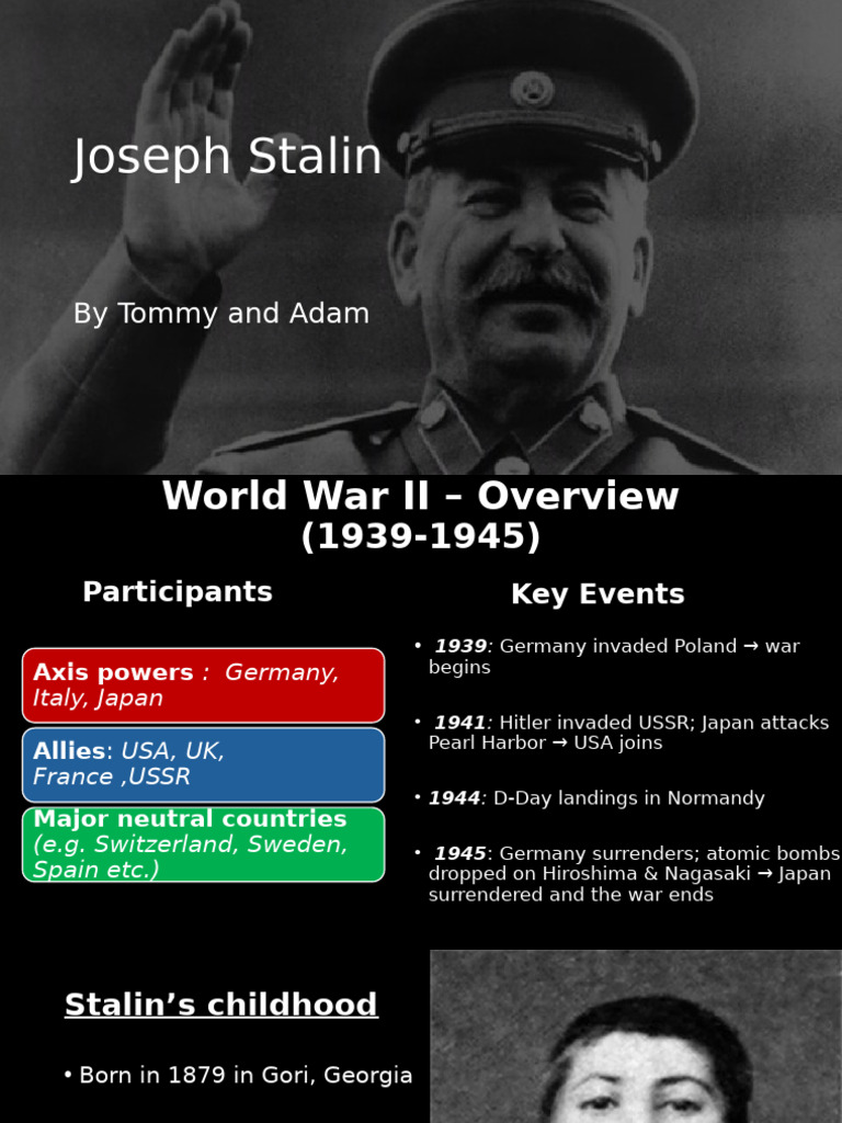 Stalin Presentation Ns | PDF | Joseph Stalin | Soviet Union