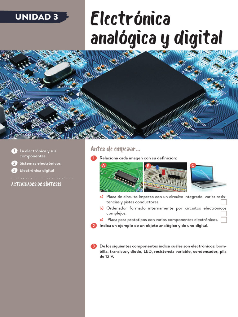 Electr Adaptacion Curricular | PDF | Electrónica | Puerta lógica