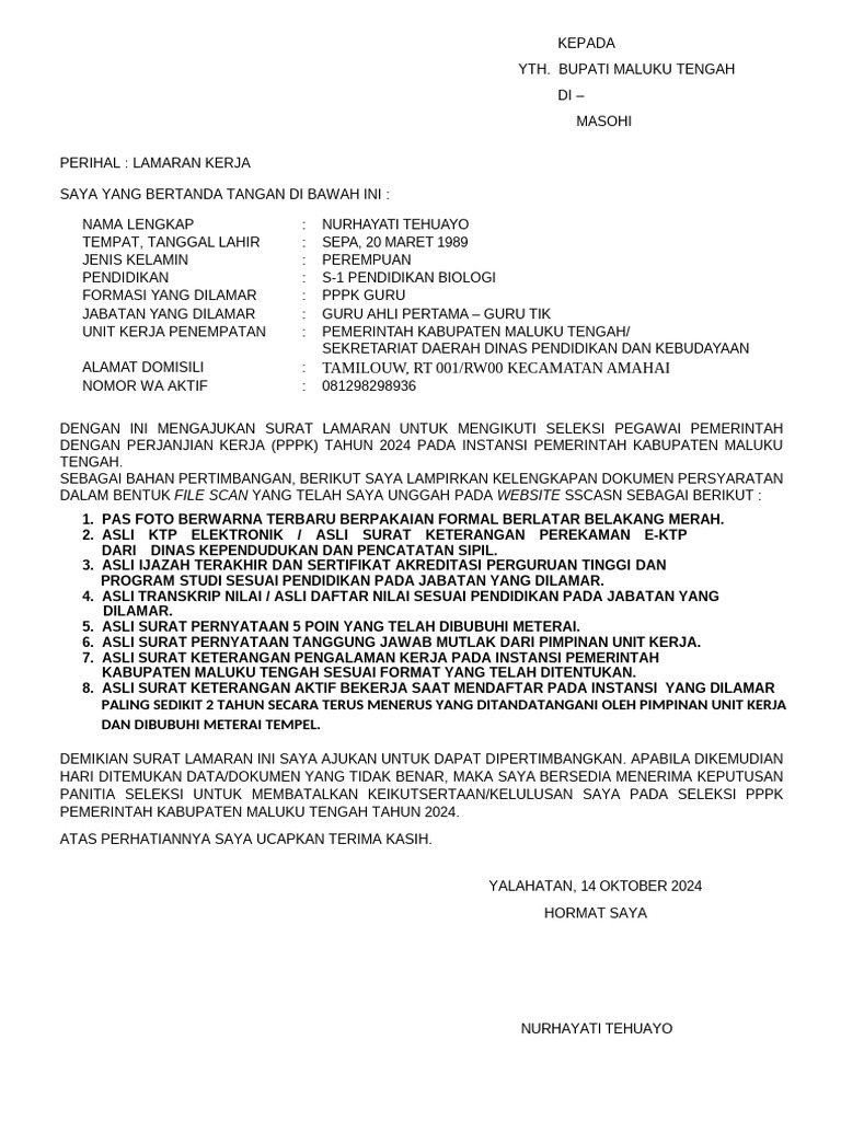 Berkas P3K Randi | PDF