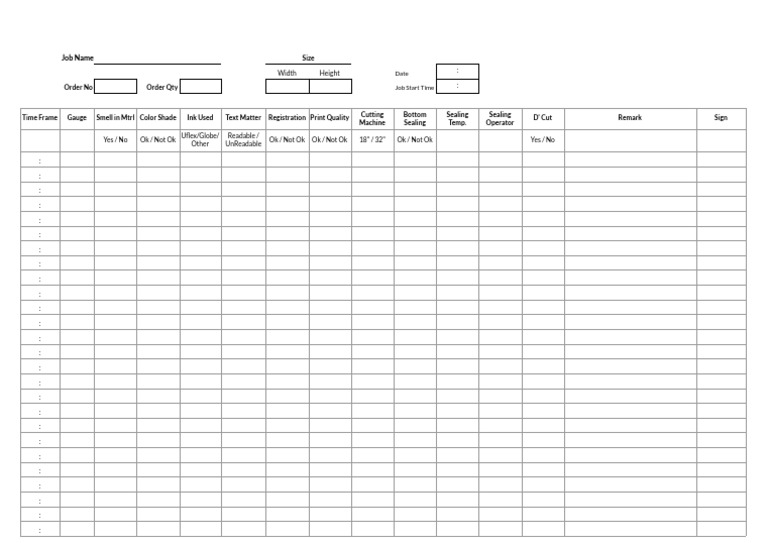 Quality CheckList | PDF
