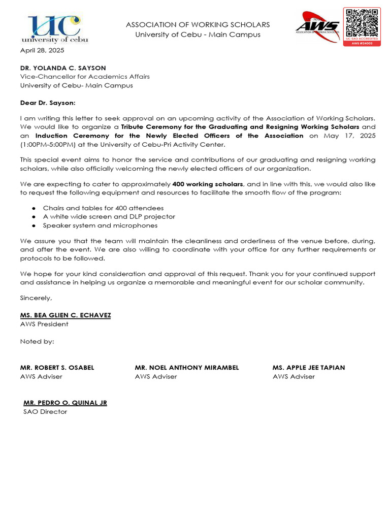 Approval Letter.docx | PDF