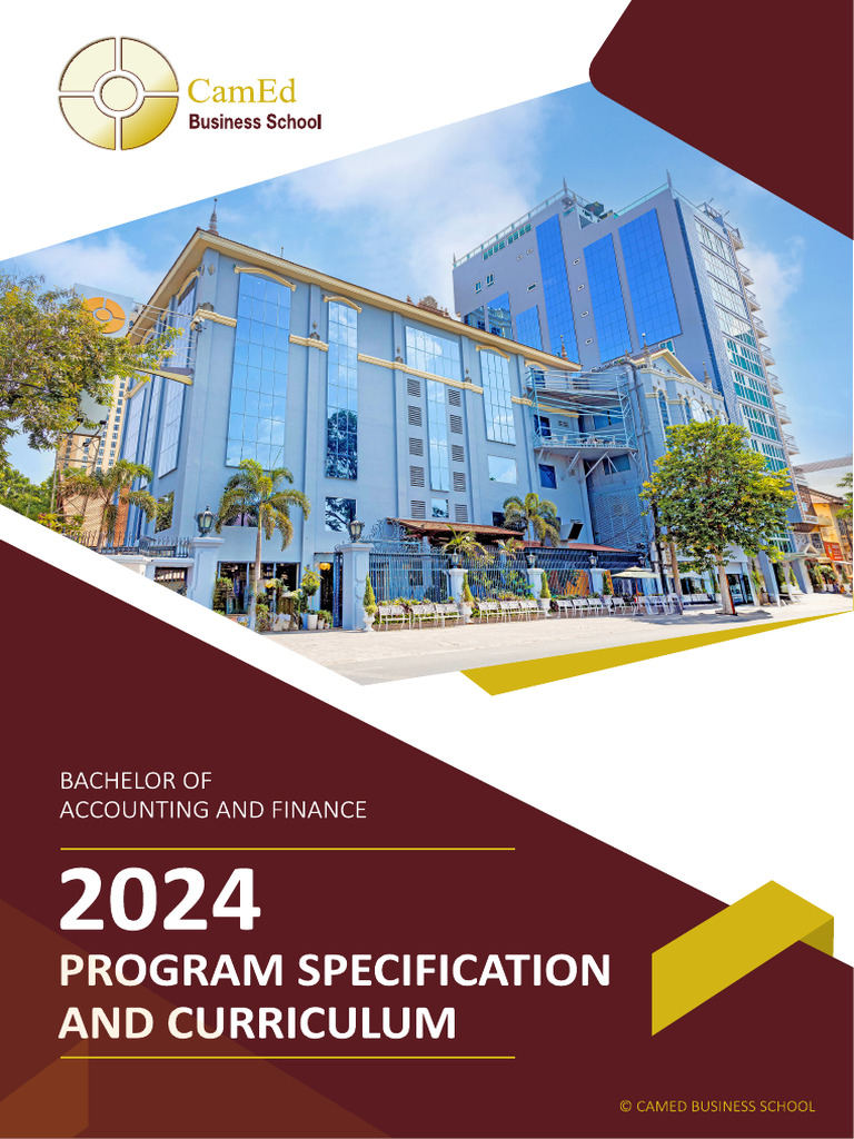 CamEd Business School Program Overview | PDF | Accounting | Human Capital
