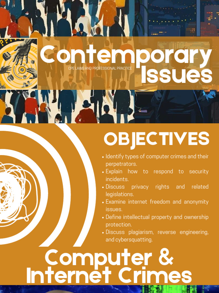 Topic 4 - Contemporary Issues | PDF | Cybercrime | Computer Security