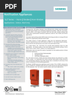 Horn-Strobes-Data-Sheet SGRLED | PDF | Light Emitting Diode | Electricity