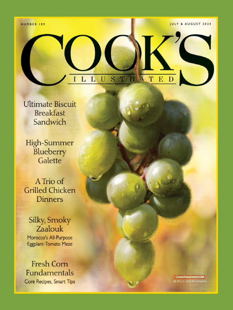 Cooks Illustrated 07.08 2024 | PDF | Barbecue Grill | Grilling