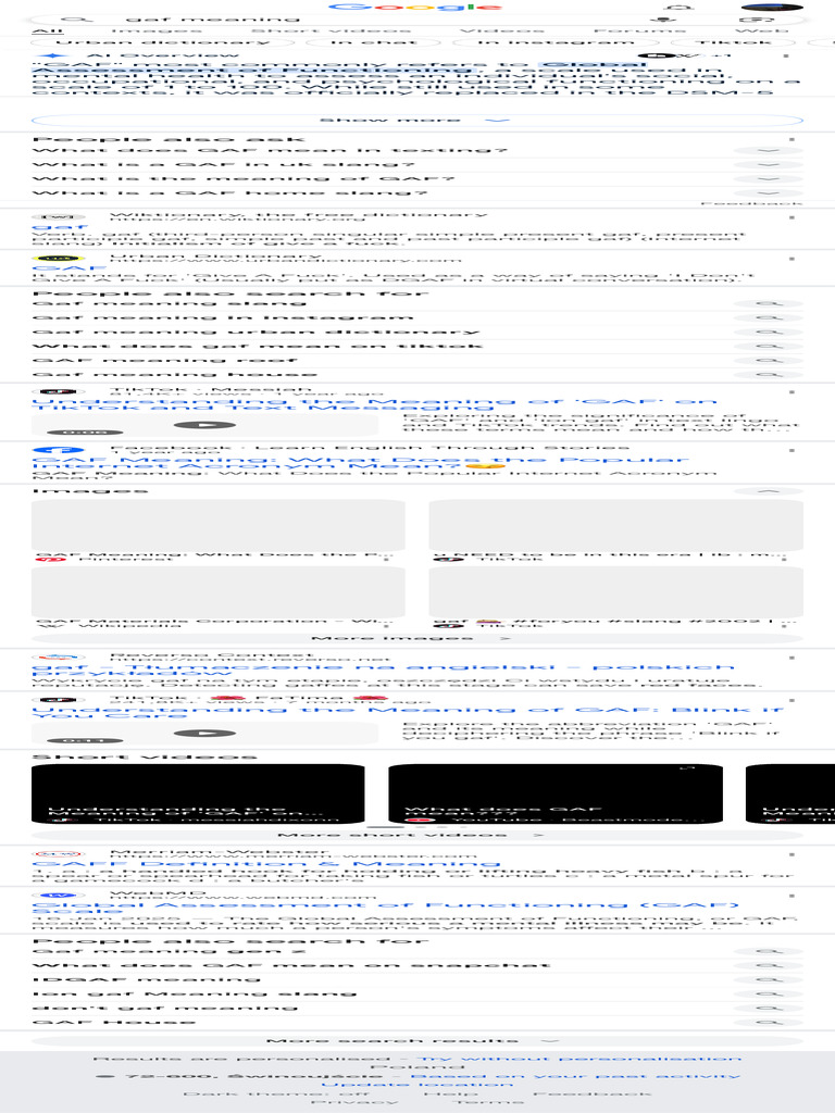 Gaf Meaning - Google Search | PDF | Linguistics