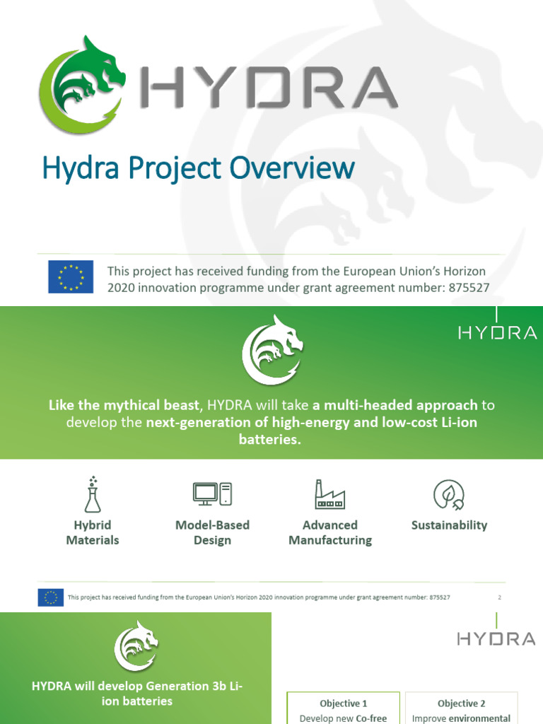 Hydra Project Overview | PDF | Lithium Ion Battery | Electricity