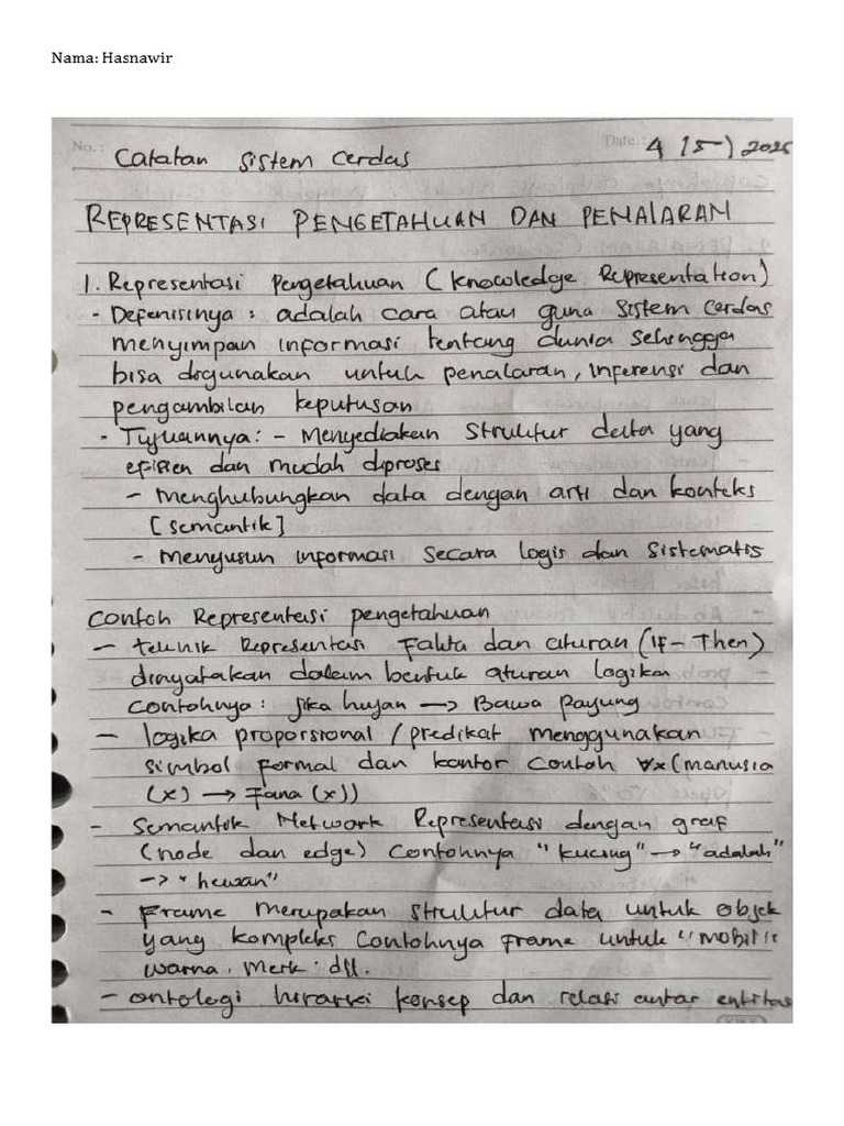 Hasnawir_Catatan 4.5.2025_ 2B_2024130041 | PDF