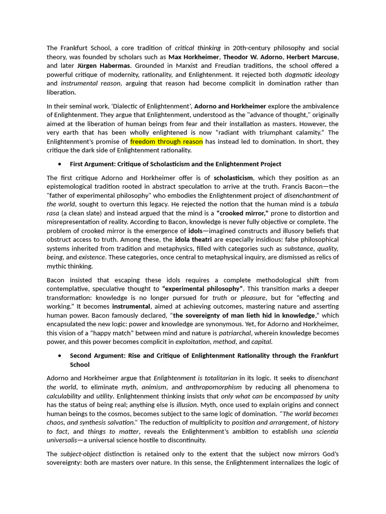 The Concept of Enlightenment | PDF | Reason | Age Of Enlightenment