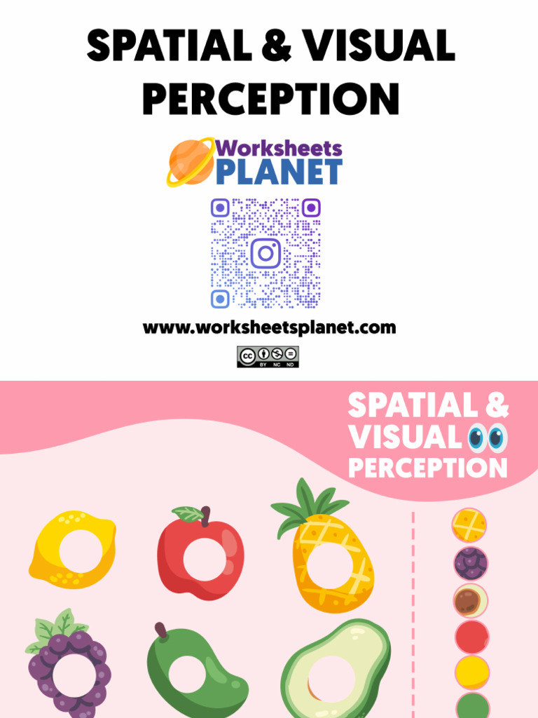 Spatial-Visual-Perception-(©WorksheetsPlanet.com) | PDF