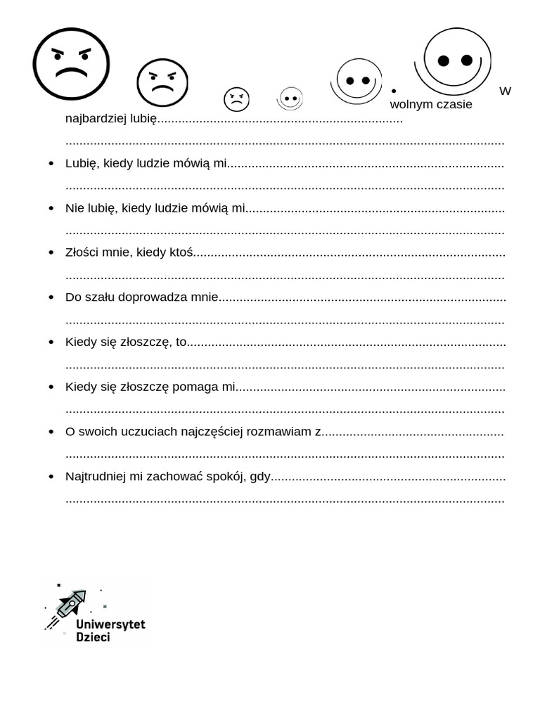Co Moge Zrobic Ze Swoja Zloscia Karta Zdania | PDF