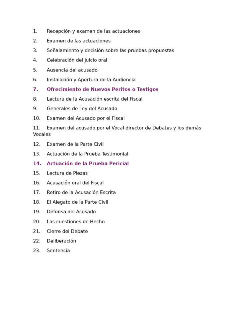Peritaje Listado | PDF