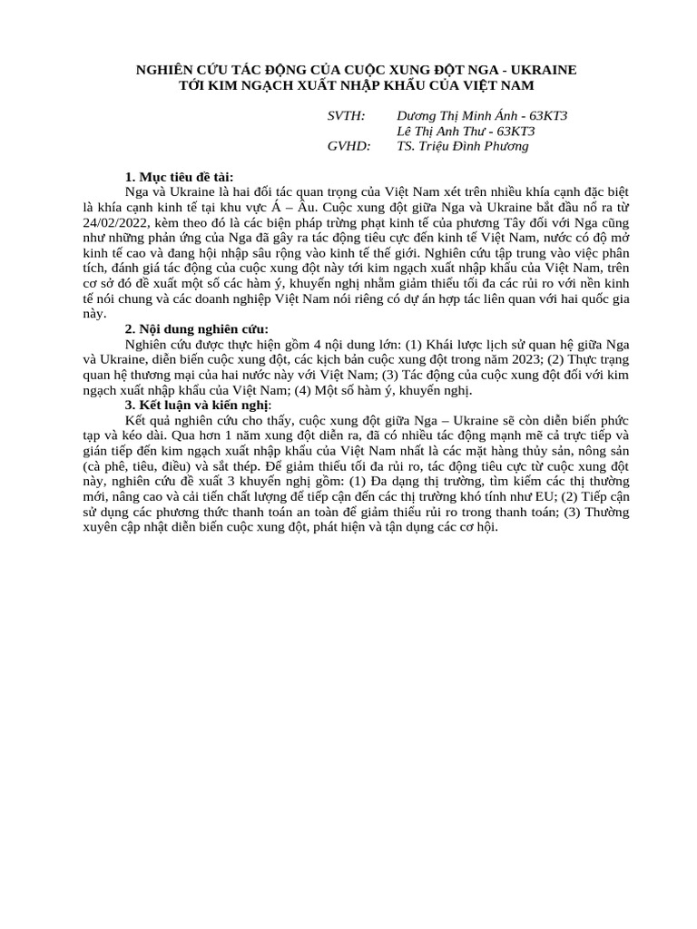 NCKH2023-BCTT-TS - Trieu Dinh Phuong | PDF