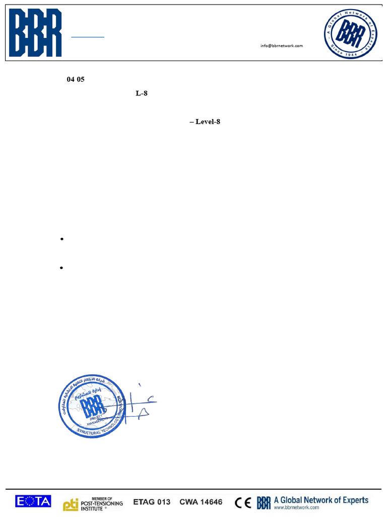 BBR-Stressing Approval-Osus Tower Level-8 | PDF | Riyadh