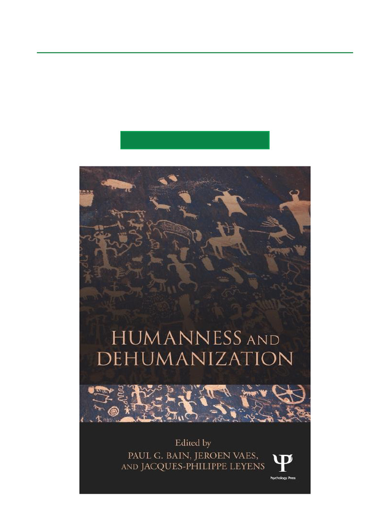 Understanding Humanness and Dehumanization | PDF | Stereotypes ...