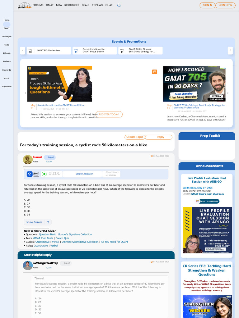 For Today's Training Session - A Cyclist Rode 50 Kilometers On A Bike - Problem Solving (PS ...