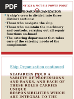Shipboard Organization | PDF | Shipping | Transport