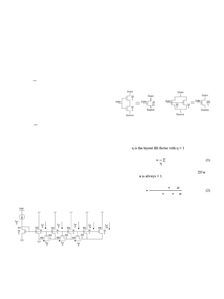 4-Bit Binary-Weighted DAC Design | PDF | Mosfet | Digital To Analog ...