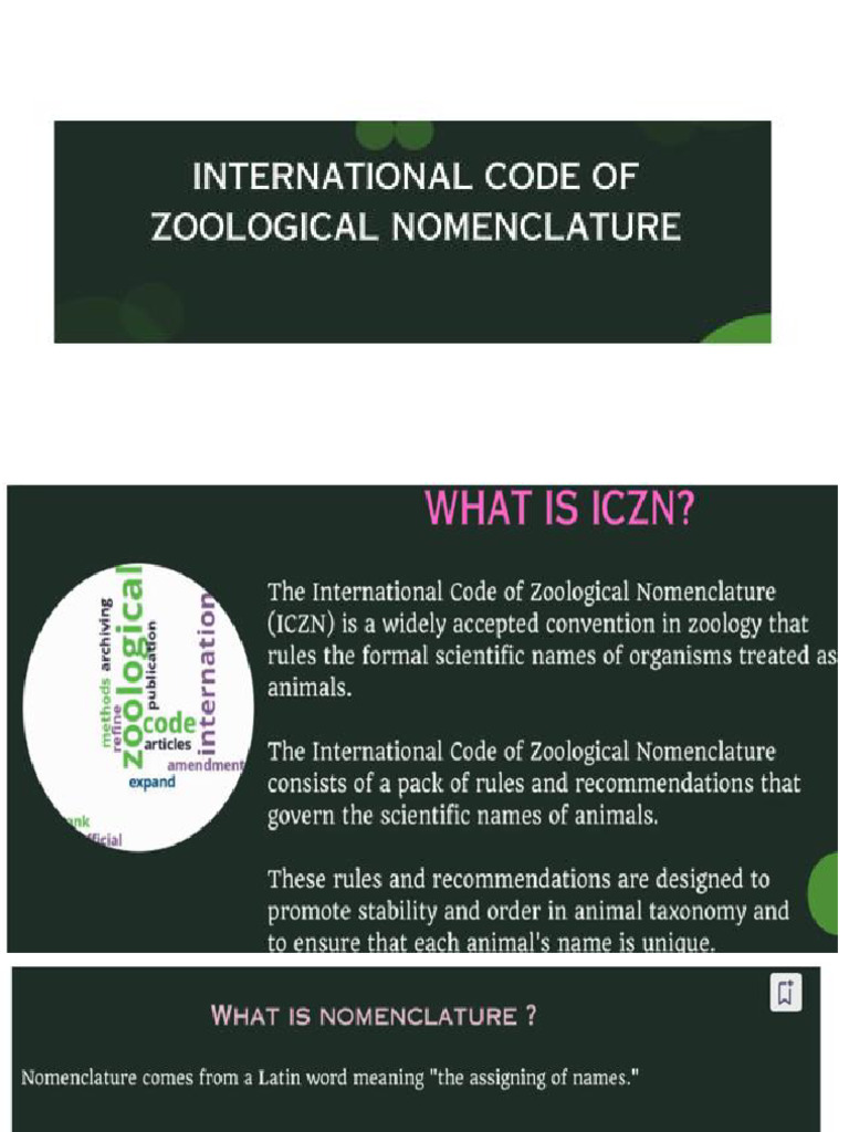 B. Codes-Of-Zoological-Nomenclature-Midterm | PDF