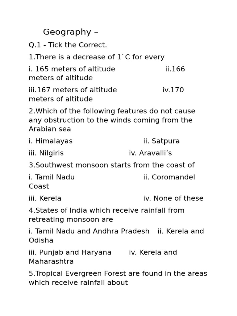 Geography | PDF