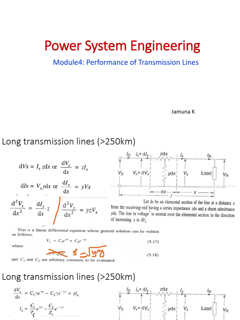 Power System Engineering 4 | PDF | Electrical Impedance | Transmission Line