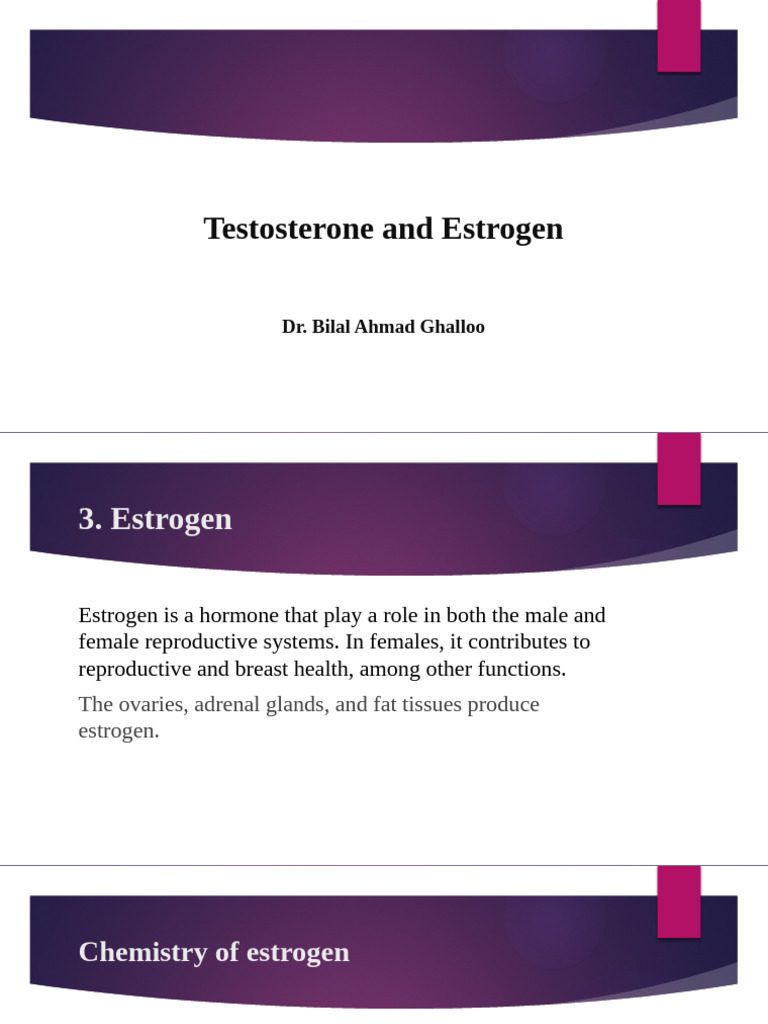 Understanding Estrogen and Testosterone | PDF | Estrogen | Menstrual Cycle