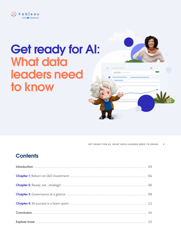 tableau-get-ready-for-ai-final-pdf | PDF | Artificial Intelligence | Intelligence (AI) & Semantics