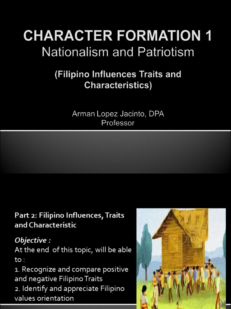 Filipino Influences Traits and Characters | PDF | Social Psychology