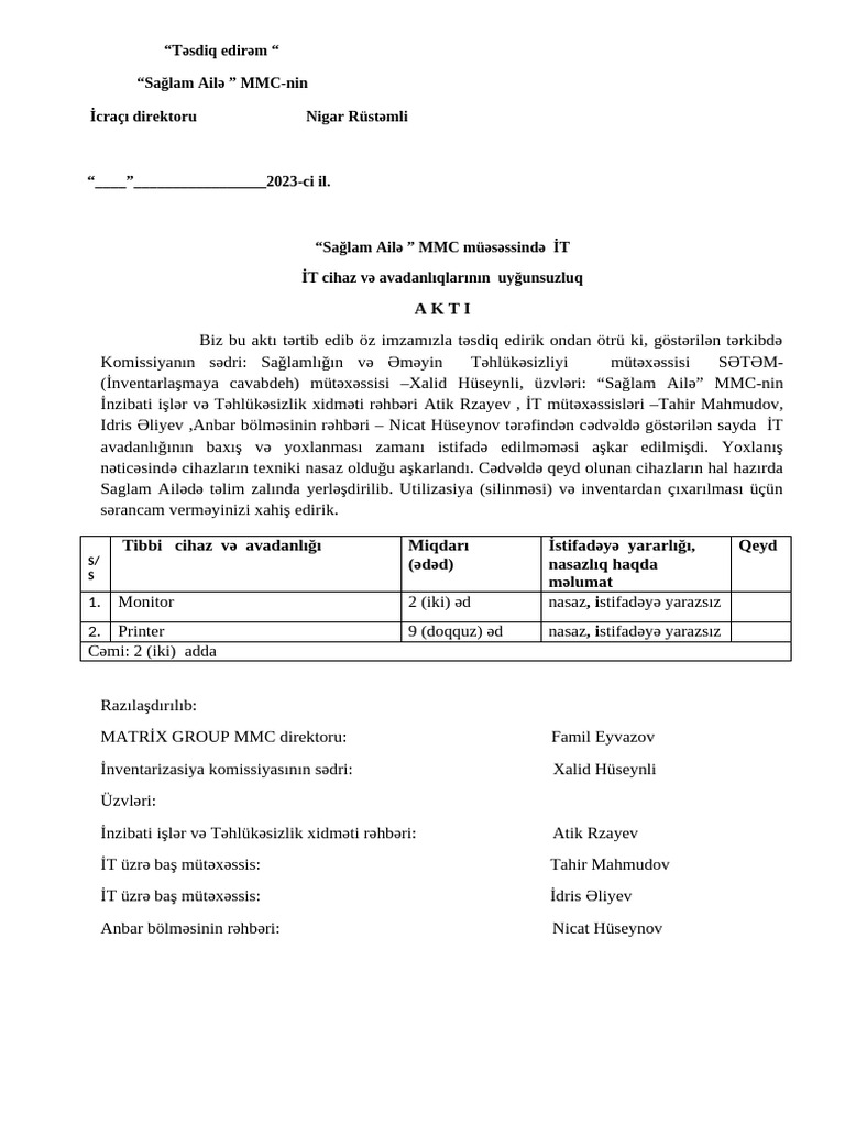 AKT Utilizatsiya İT | PDF