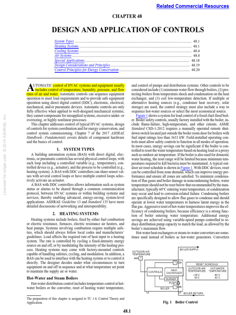 Chapter 48 - Design & Application of Controls - 2019 ASHRAE HVAC ...