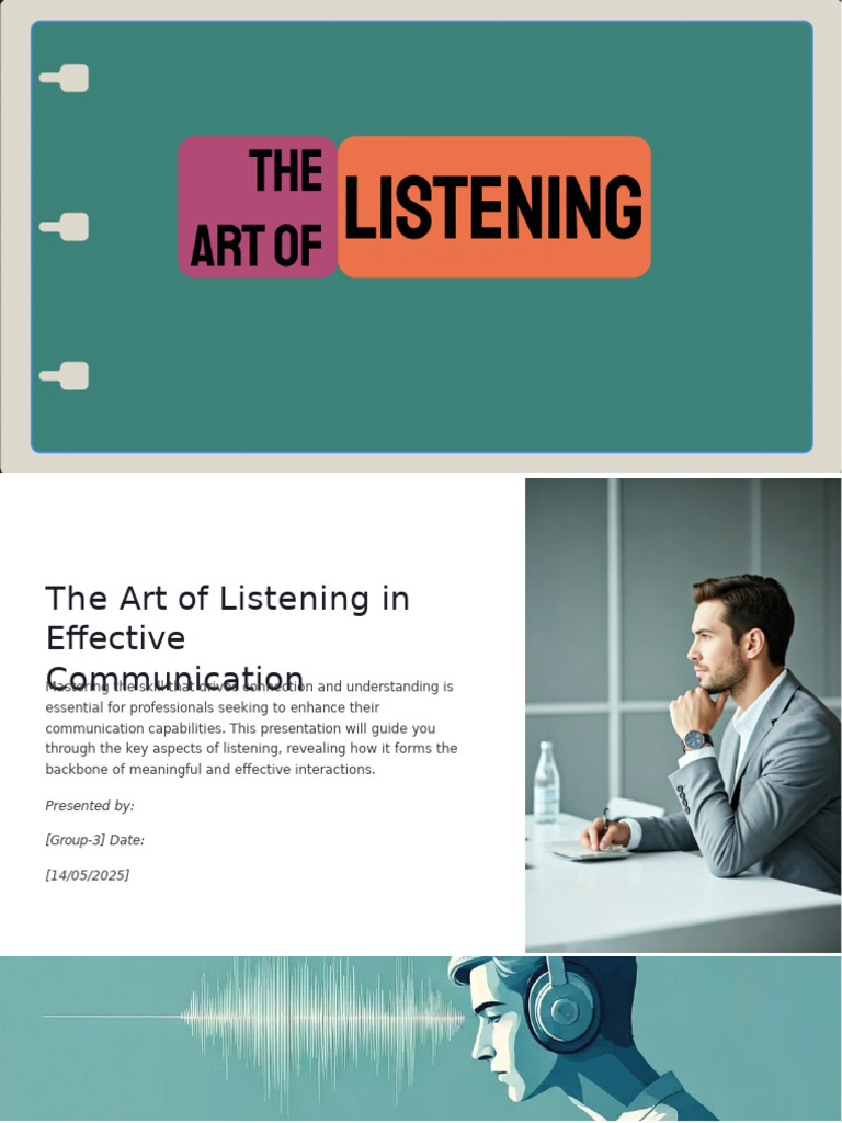 The Art of Listening in Effective Communication | PDF | Communication ...