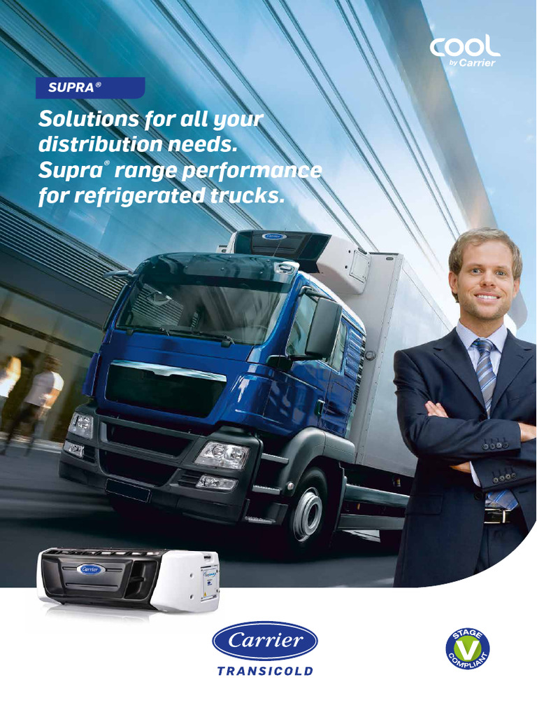 Carrier Transicold Supra Range ENG | PDF | Sustainable Technologies