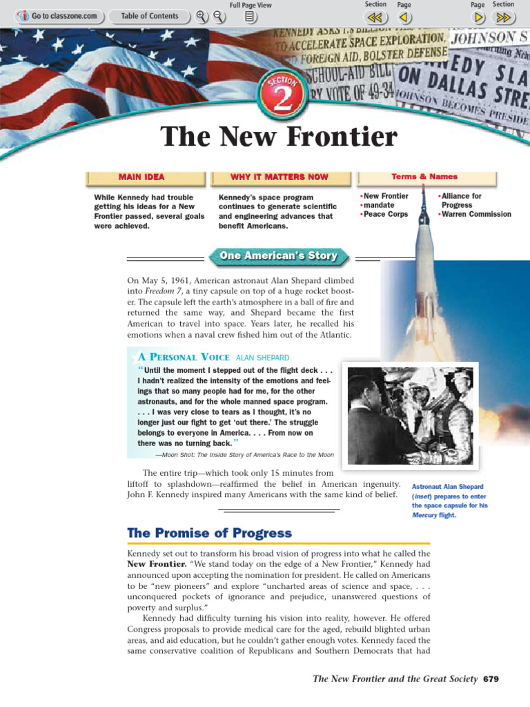 Copy of Ch._20_Sec.2._The_New_Frontier | PDF | Lee Harvey Oswald | John ...