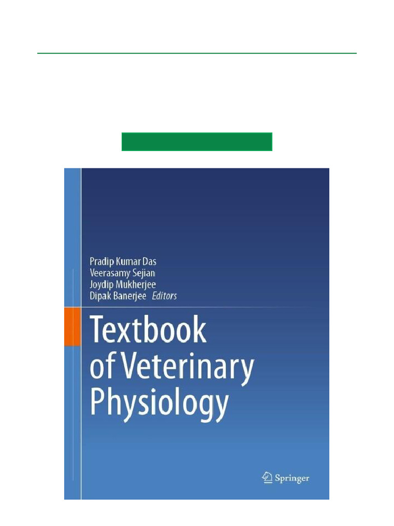 Veterinary Physiology Textbook Download | PDF | Endoplasmic Reticulum ...