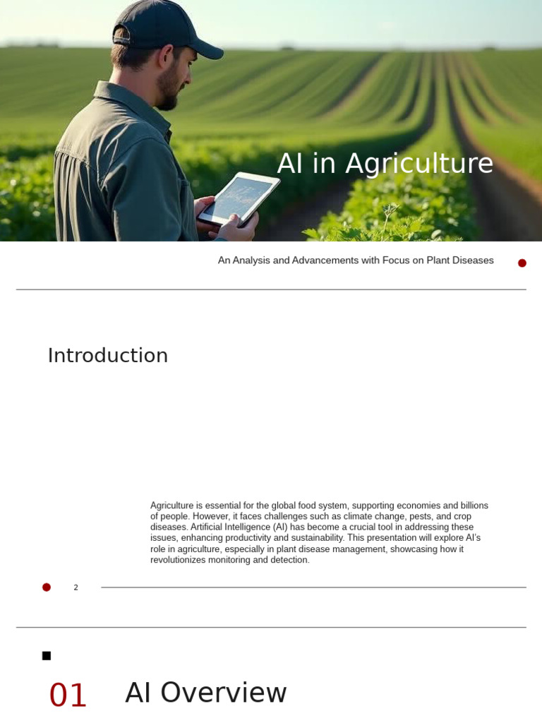 AI in Agriculture | PDF | Artificial Intelligence | Intelligence (AI ...