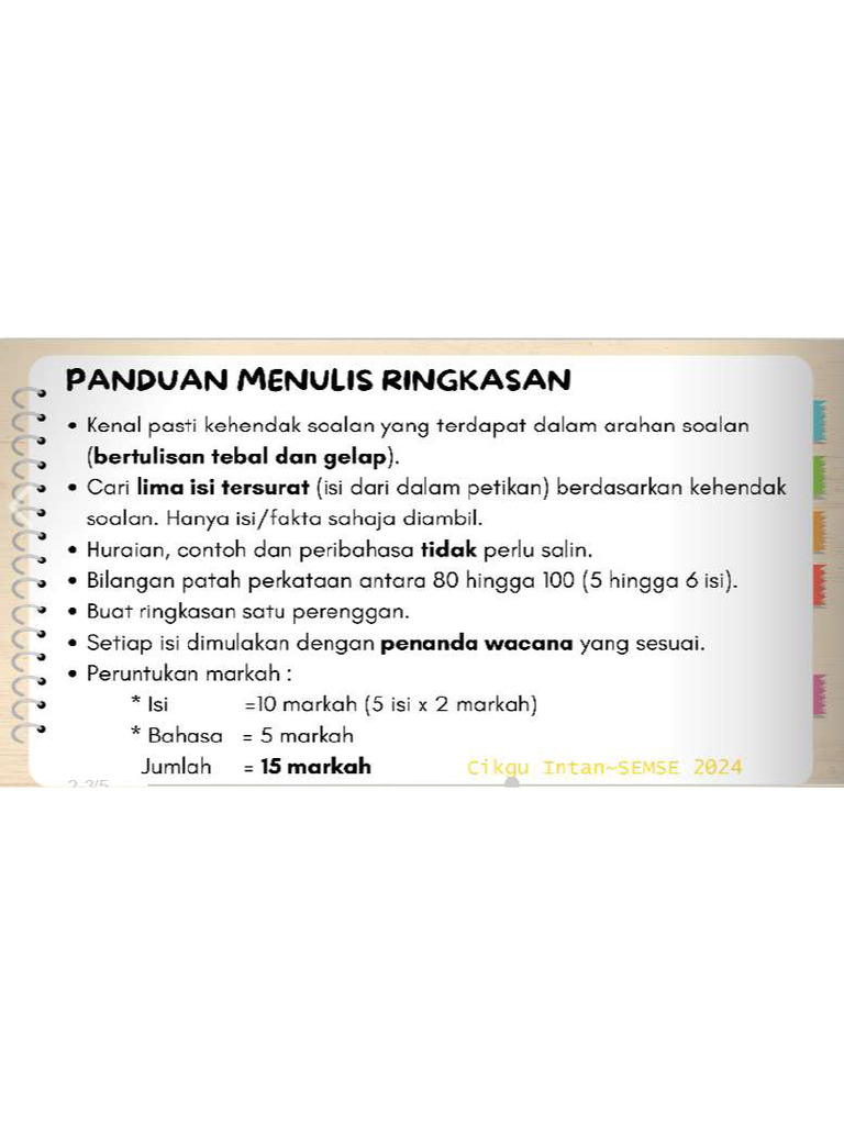 Nota Ringkasan | PDF